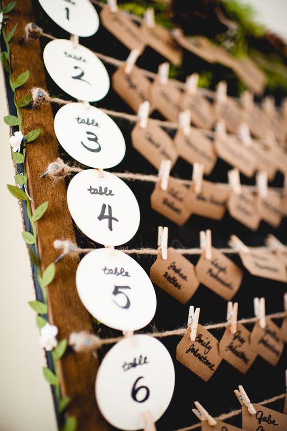 35 Most Appealing Wedding Table Number Ideas EverAfterGuide
